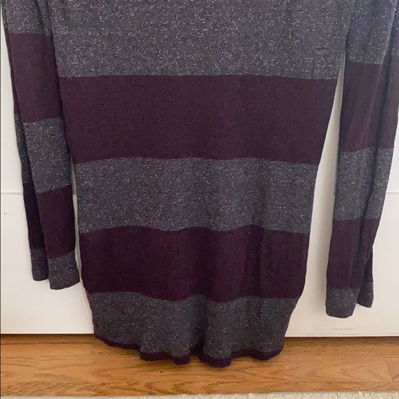 Splendid | Tops | Long Splendid Purple And Metallic Shirt M | Poshmark